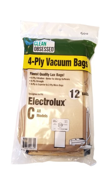 Clean Obsessed Electrolux C 12PK 4-ply Paper Bags – Mr. Sweeper Vacuums