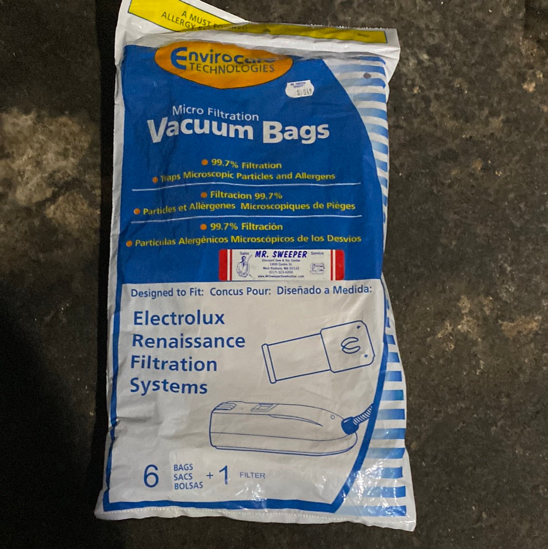 LUX RENAISSANCE/GUARDIAN ENVIRO TYPE R BAGS MICRO 6/PK+1FLTR 807 – Mr ...